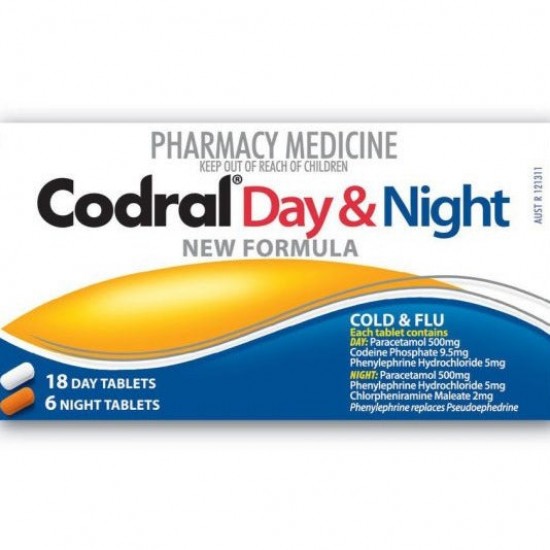 Codral PE Day/Night Codeine Free 24 Tabs